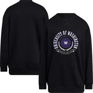 Adidas Washington Huskies Oversized Crewneck Pullover