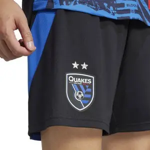 Adidas San Jose Earthquakes 2025 Headliner Authentic Shorts - Black