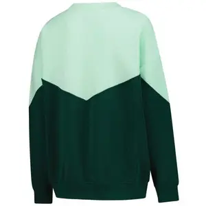 ZOOZATZ Michigan State Spartans Oversized Pullover Sweatshirt