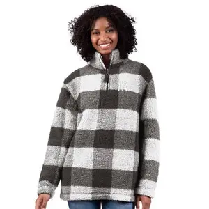G-III 4HER BY CARL BANKS New York Yankees Plaid Sherpa Jacket - Gray