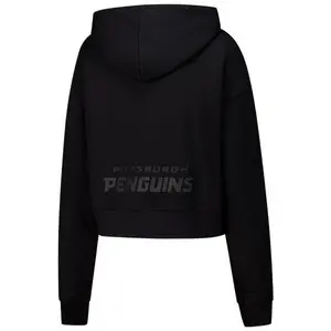 PRO STANDARD Pittsburgh Penguins Jewels Cropped Pullover Hoodie