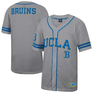 COLOSSEUM Ucla Bruins Free Spirited Baseball Jersey - Gray