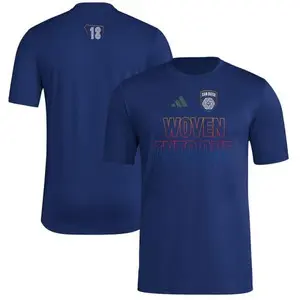 Adidas San Diego Fc 2025 Jersey Hook Aeroready T-shirt - Navy