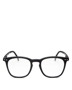 IZIPIZI Collection #E Square Reading Glasses, 47mm Black