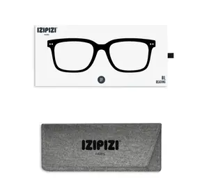 IZIPIZI L Square Reading Glasses - Black
