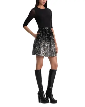 Alice + Olivia Chara Embellished Dress