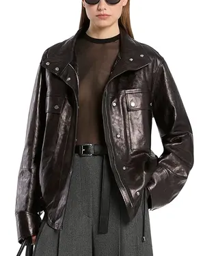 Michael Kors Leather Jackets For Women