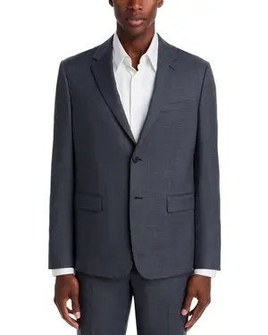 Theory Chambers Sharkskin Slim Fit Suit Jacket - Charcoal Multi