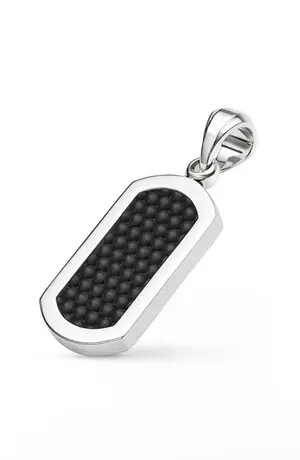 Lagos Anthem Caviar Bead Amulet - Silver