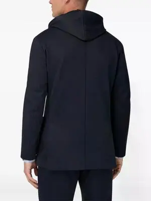 Boggi Milano Hooded Patch-pocket Blazer
