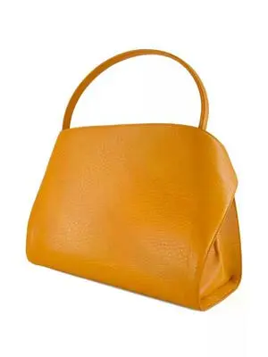 FERRAGAMO Medium Hug Maxi-grain Leather Shoulder Bag - Orange