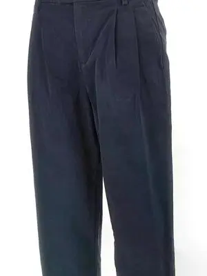 SUN 68 Pleated Trousers With Cuffed Hem