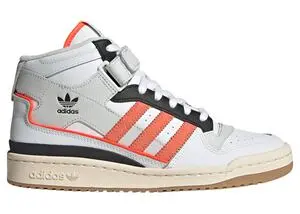 Adidas Forum Mid Sneakers - Cloud White/semi Coral Fusion/solar Red