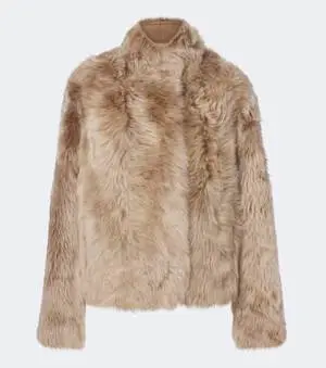 YVES SALOMON Shearling Jacket - Brown