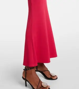 Christopher Esber Cutout Gathered Maxi Dress - Red