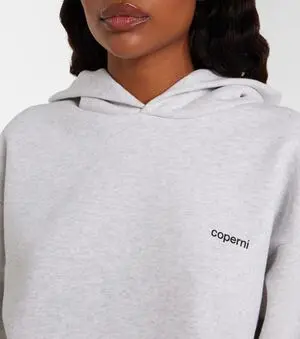 Coperni Logo Cotton-blend Jersey Hoodie