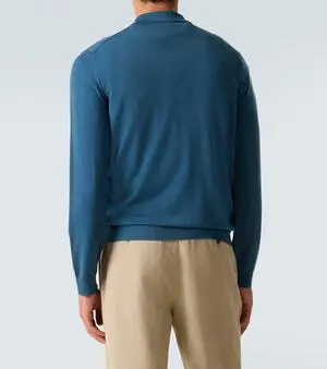 SLOWEAR Wool-blend Polo Sweater