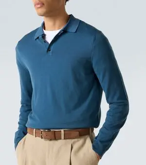 SLOWEAR Wool-blend Polo Sweater