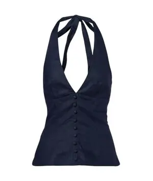 Faithfull The Brand Marie Linen Vest