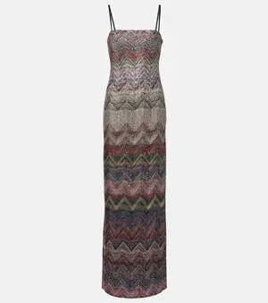 Missoni Zig Zag Embellished Maxi Dress