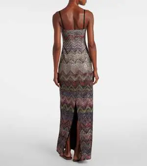 Missoni Zig Zag Embellished Maxi Dress
