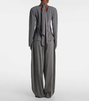 Jacquemus Wool Blouse - Grey