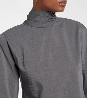 Jacquemus Wool Blouse - Grey