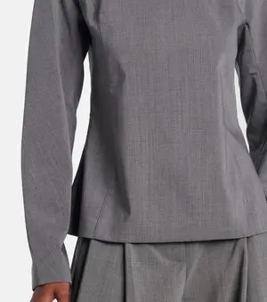 Jacquemus Wool Blouse - Grey