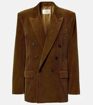 Saint Laurent Cotton Corduroy Blazer - Brown