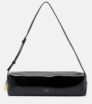 Khaite Kye Micro Leather Shoulder Bag - Black