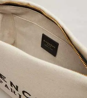 Givenchy Logo Canvas Pouch - Multicoloured