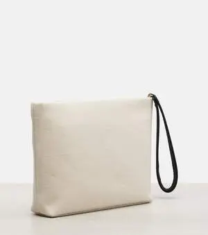Givenchy Logo Canvas Pouch - Multicoloured