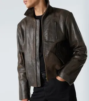 THE ROW Akia Leather Jacket