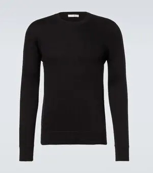 THE ROW Dioniso Cashmere Sweater - Black