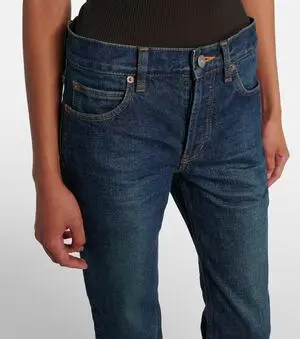Saint Laurent Mid-rise Bootcut Jeans