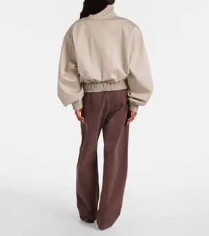 Magda Butrym Wool And Silk Bomber Jacket