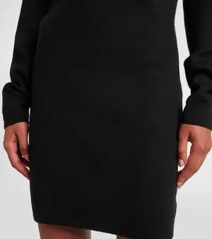 Saint Laurent Wool-blend Minidress