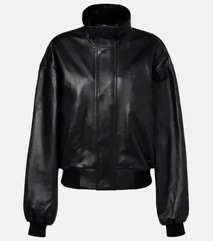 Balenciaga Leather Blouson - Black