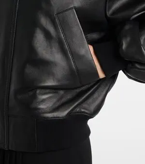 Balenciaga Leather Blouson - Black