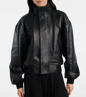 Balenciaga Leather Blouson - Black