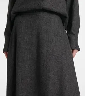 Vince Jaspe Midi Skirt