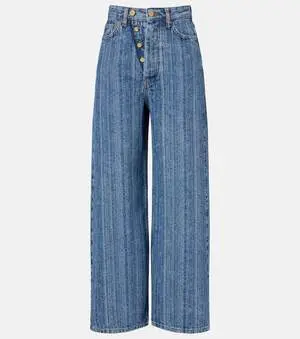 Ganni Wide Leg Jeans For Women