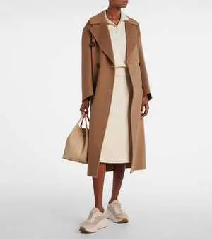 Hogan H696 Leather Platform Sneakers - Beige