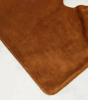 THE ROW Bindle Small Suede Top-handle Bag - Brown