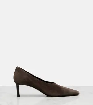 Khaite Cecilia Suede Pumps - Brown