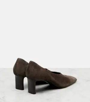 Khaite Cecilia Suede Pumps - Brown