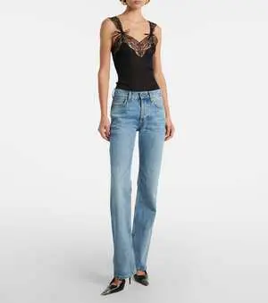 Saint Laurent Mid-rise Bootcut Jeans