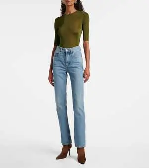 Saint Laurent Mid-rise Bootcut Jeans
