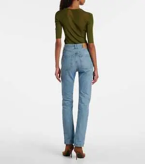Saint Laurent Mid-rise Bootcut Jeans
