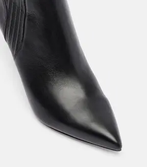 Veronica Beard Lisa 70 Leather Ankle Boots